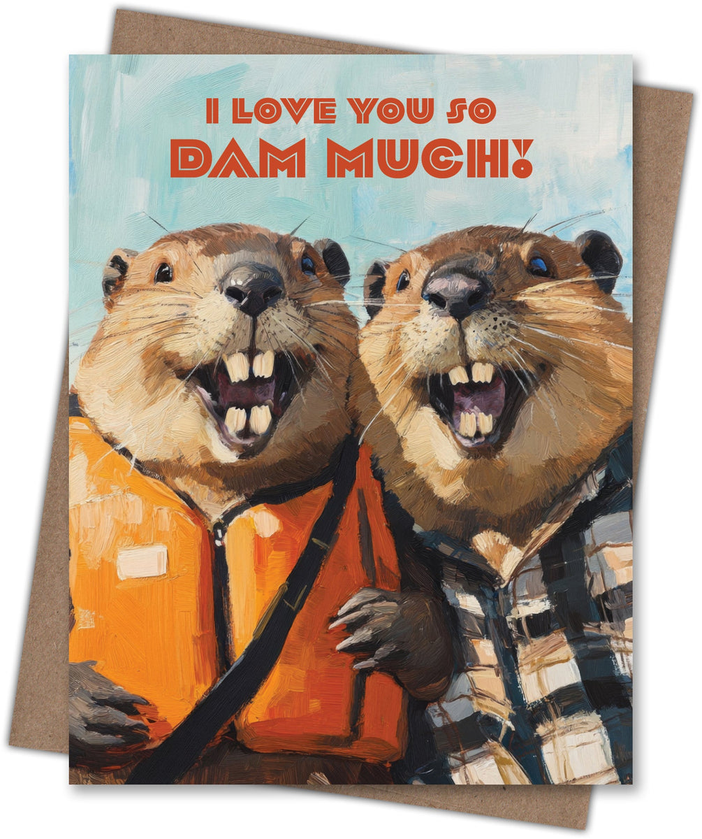 Beaver Love Card – Waterknot