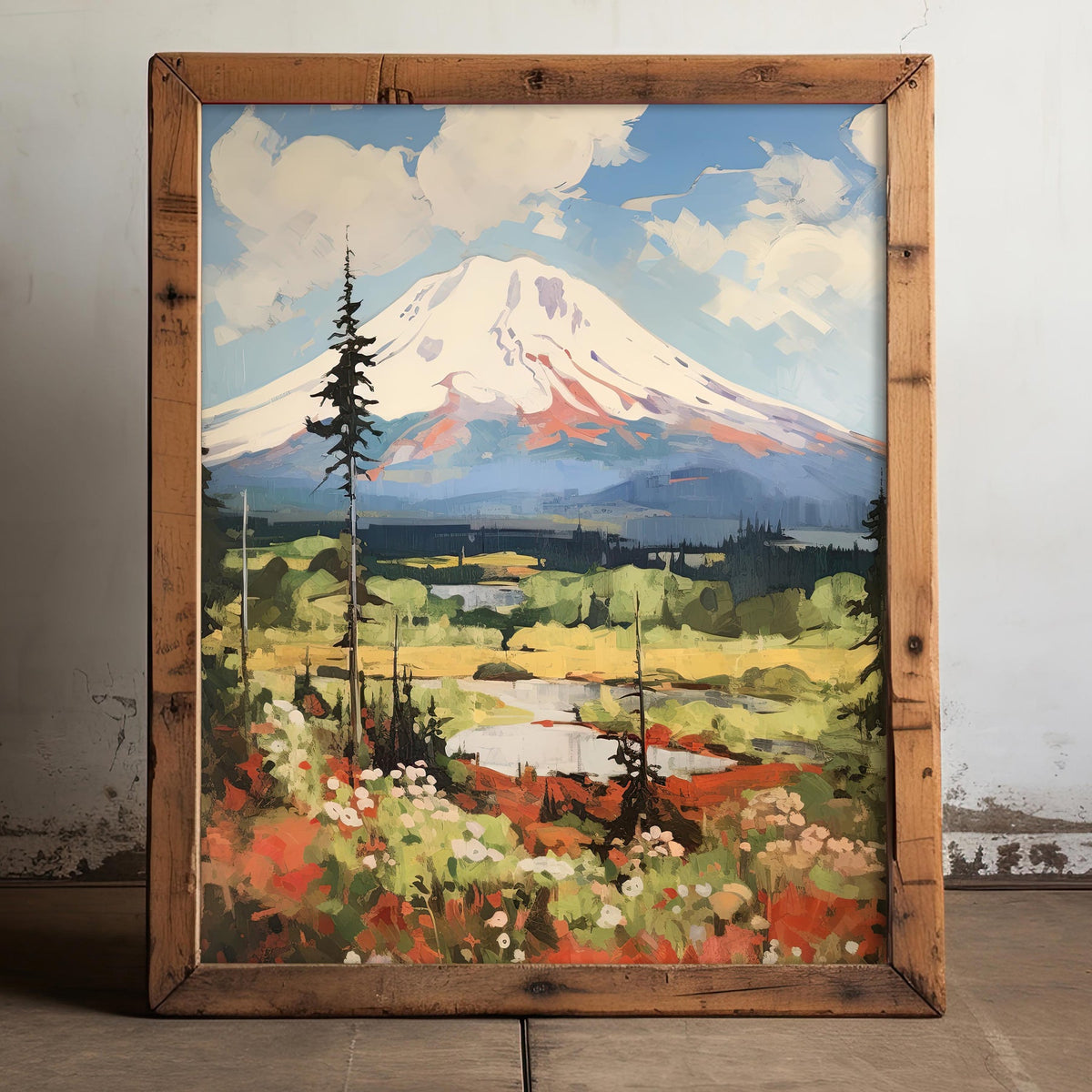 Mount Adams Art Print – Waterknot